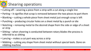 Unit 5 sheet metal working | PDF
