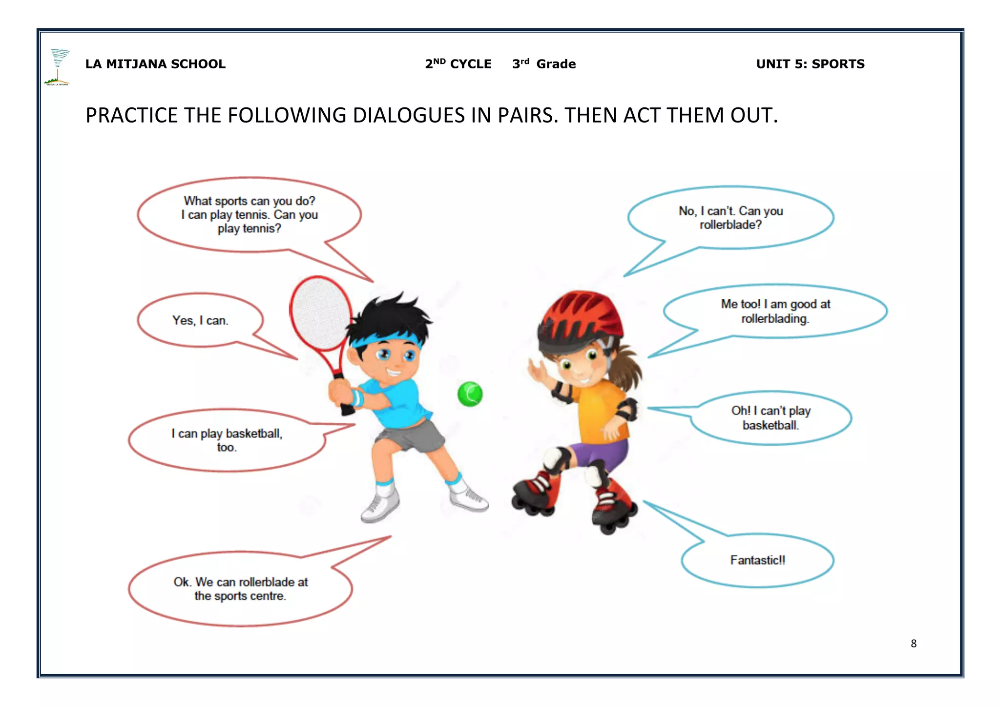 3rd grade UNIT 5 | PDF