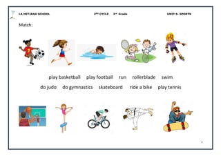 3rd grade UNIT 5 | PDF