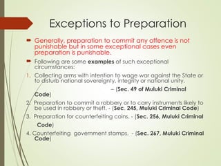 Unit 5 - Stages of Crime Inchoate Crime.ppt