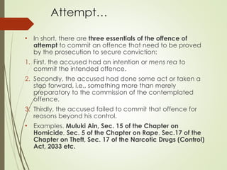Unit 5 - Stages of Crime Inchoate Crime.ppt
