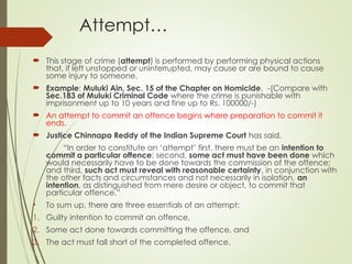 Unit 5 - Stages of Crime Inchoate Crime.ppt