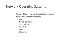 UNIT 5-UNDERSTANDING THE OPERATION OF A NETWORK.pptx
