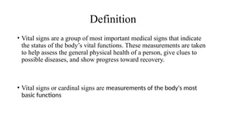 Bs nursing first semester vital sign ppt | PPTX