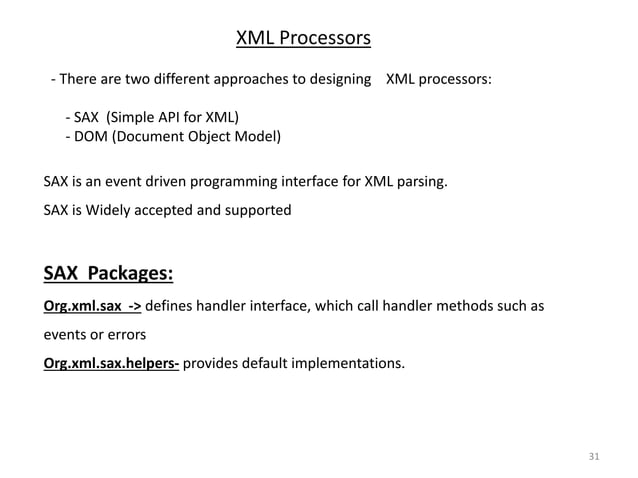 Unit 5 xml (1) | PPT
