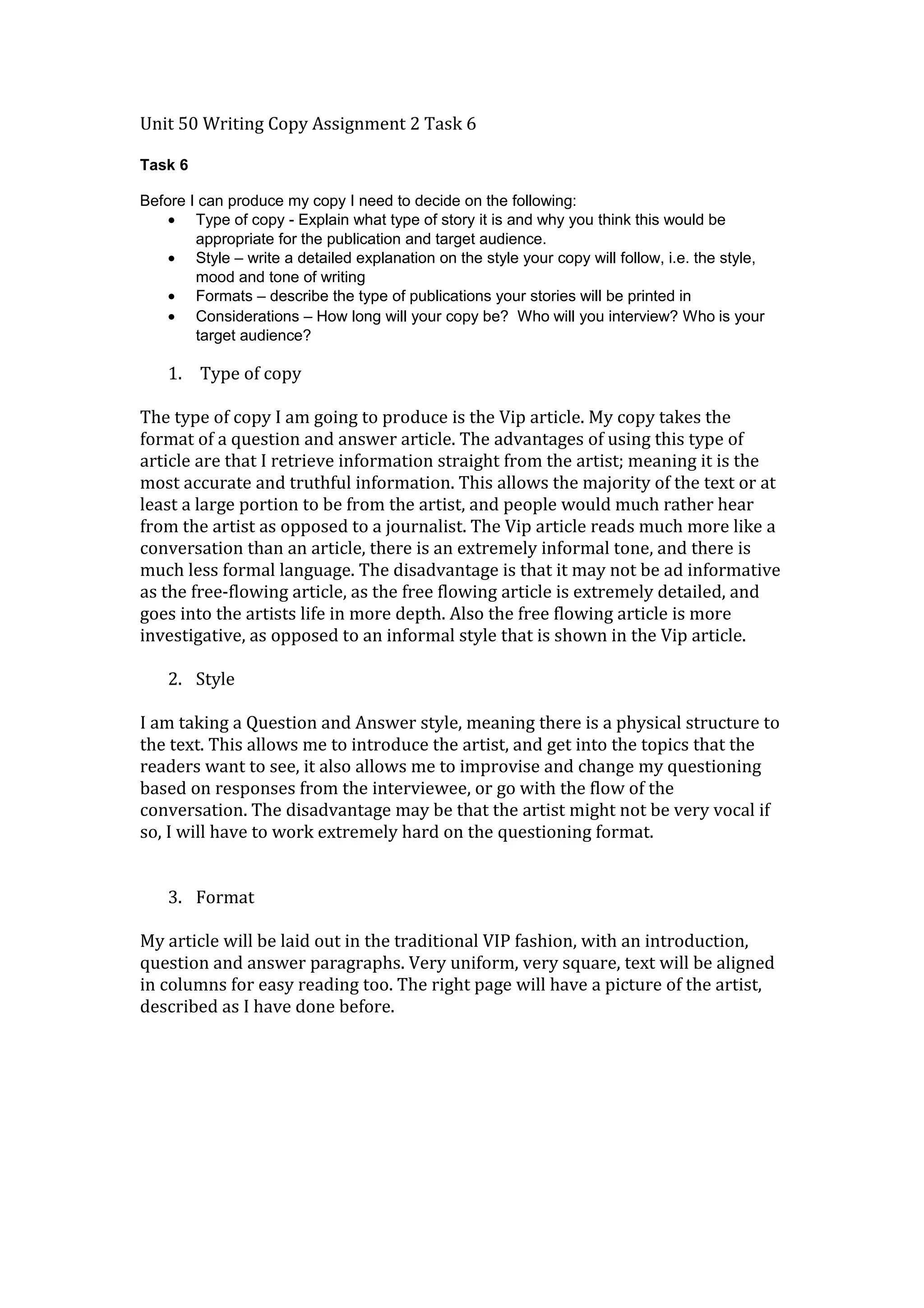 Unit 50 writing copy assignment 2 task 6 | DOC