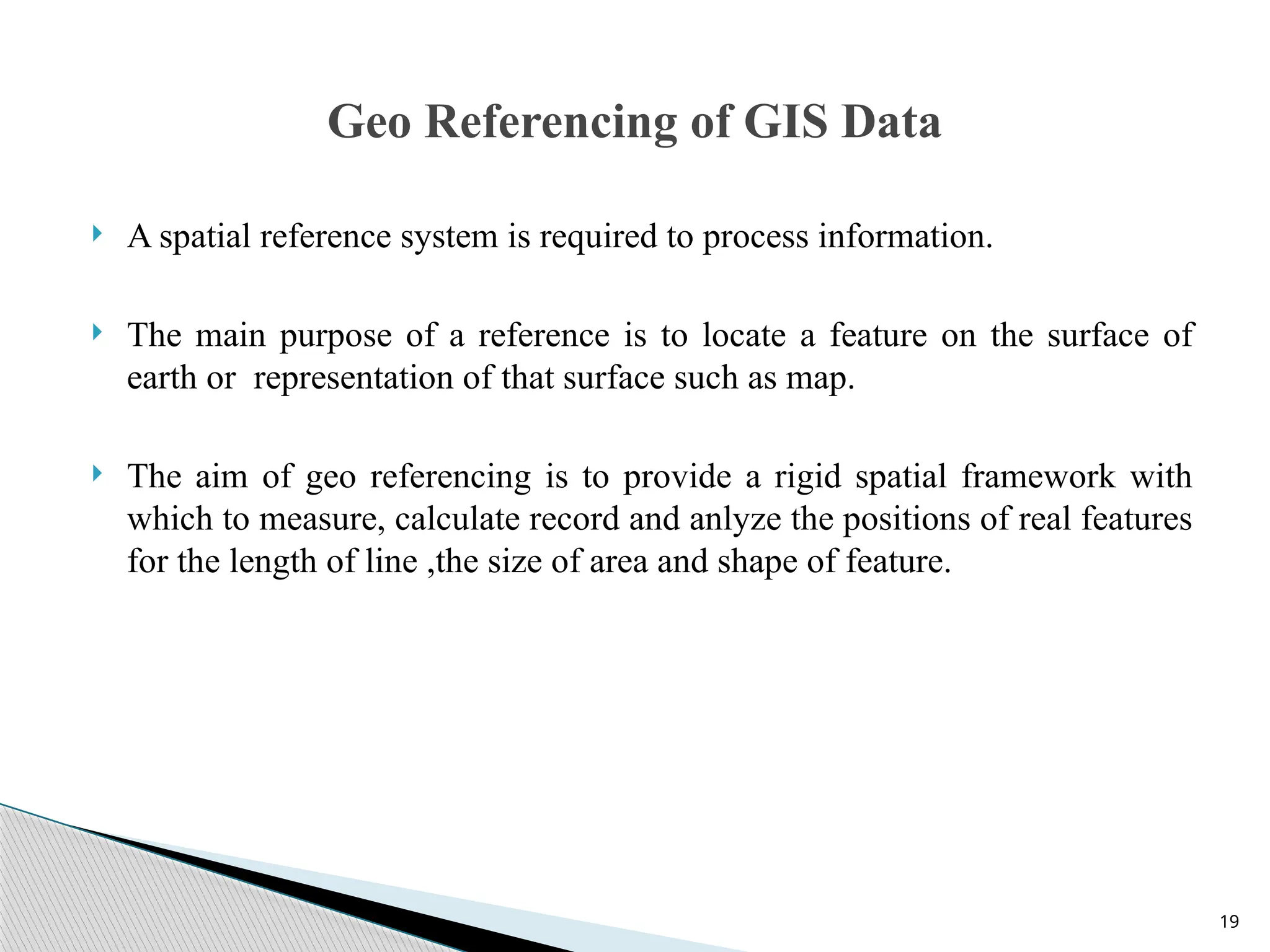 Gis Datathematic Layers And Its Application Pptx Databases