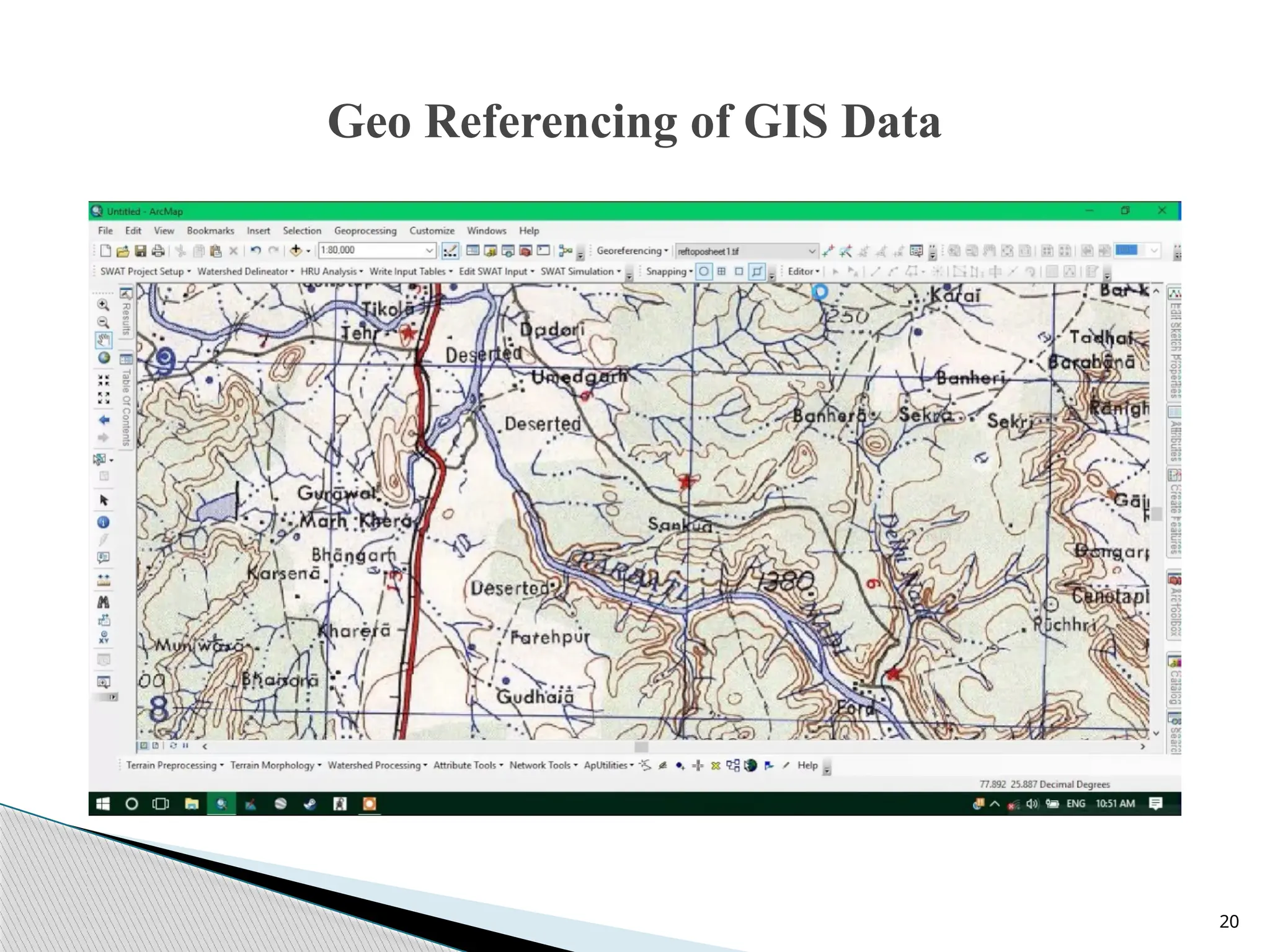 Gis Datathematic Layers And Its Application Pptx Databases