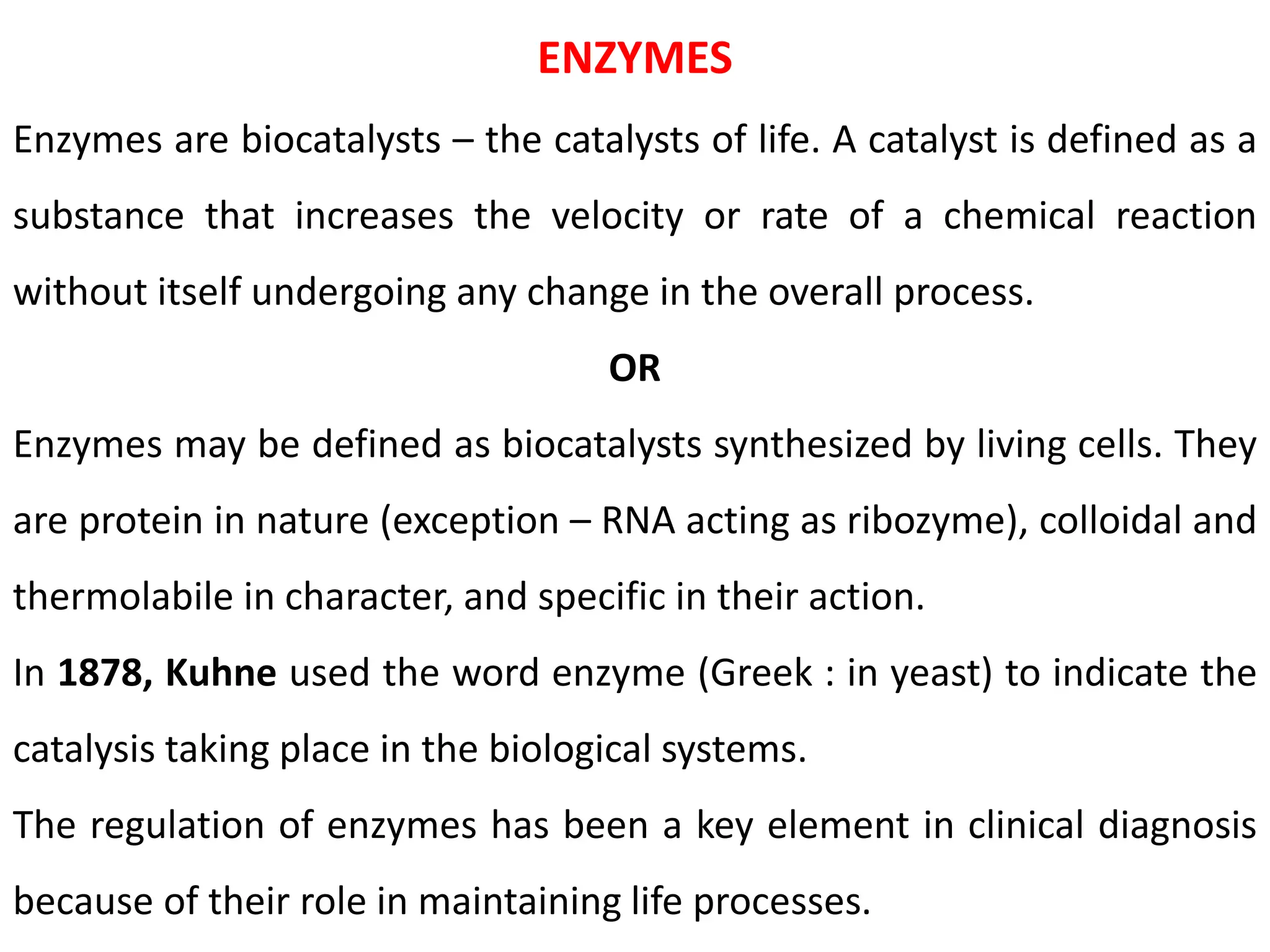 UNIT 5 B.pharma 1st year 2nd sem .pptx ENZYME | PPTX