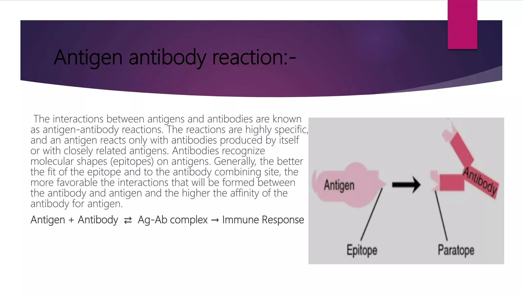 unit 5 Ag - Ab reaction.pptx | Infectious Diseases | Diseases and ...