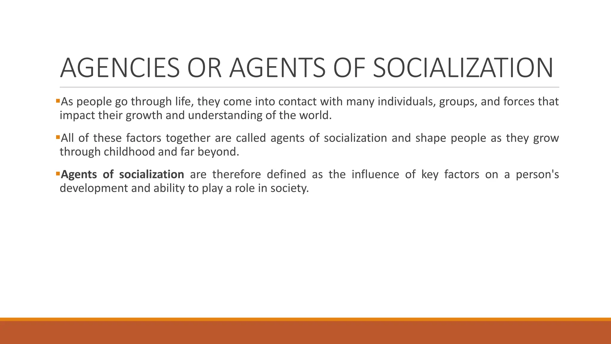 UNIT 5 AGENCIES AND TYPES OF SOCIALIZATION.pptx