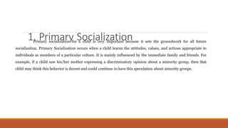 UNIT 5 AGENCIES AND TYPES OF SOCIALIZATION.pptx