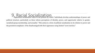 UNIT 5 AGENCIES AND TYPES OF SOCIALIZATION.pptx