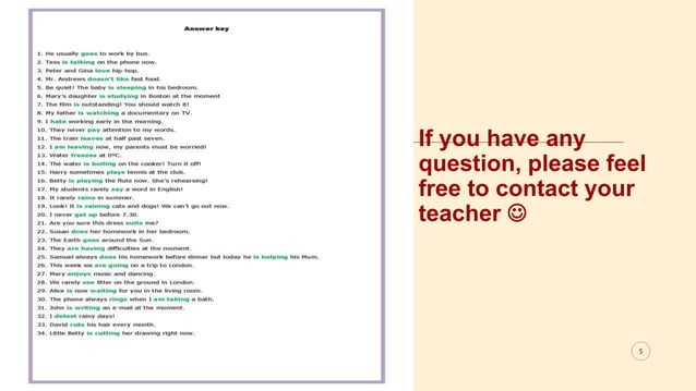 Unit 5 and 6 review correction | PPT