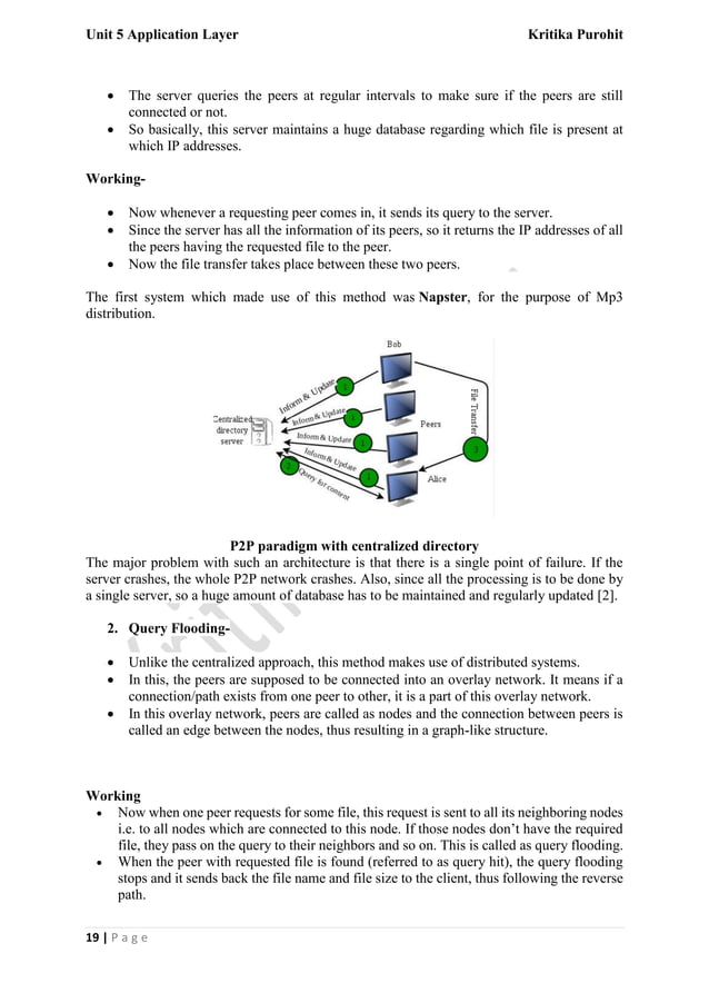 Unit 5 Application Layer Pdf