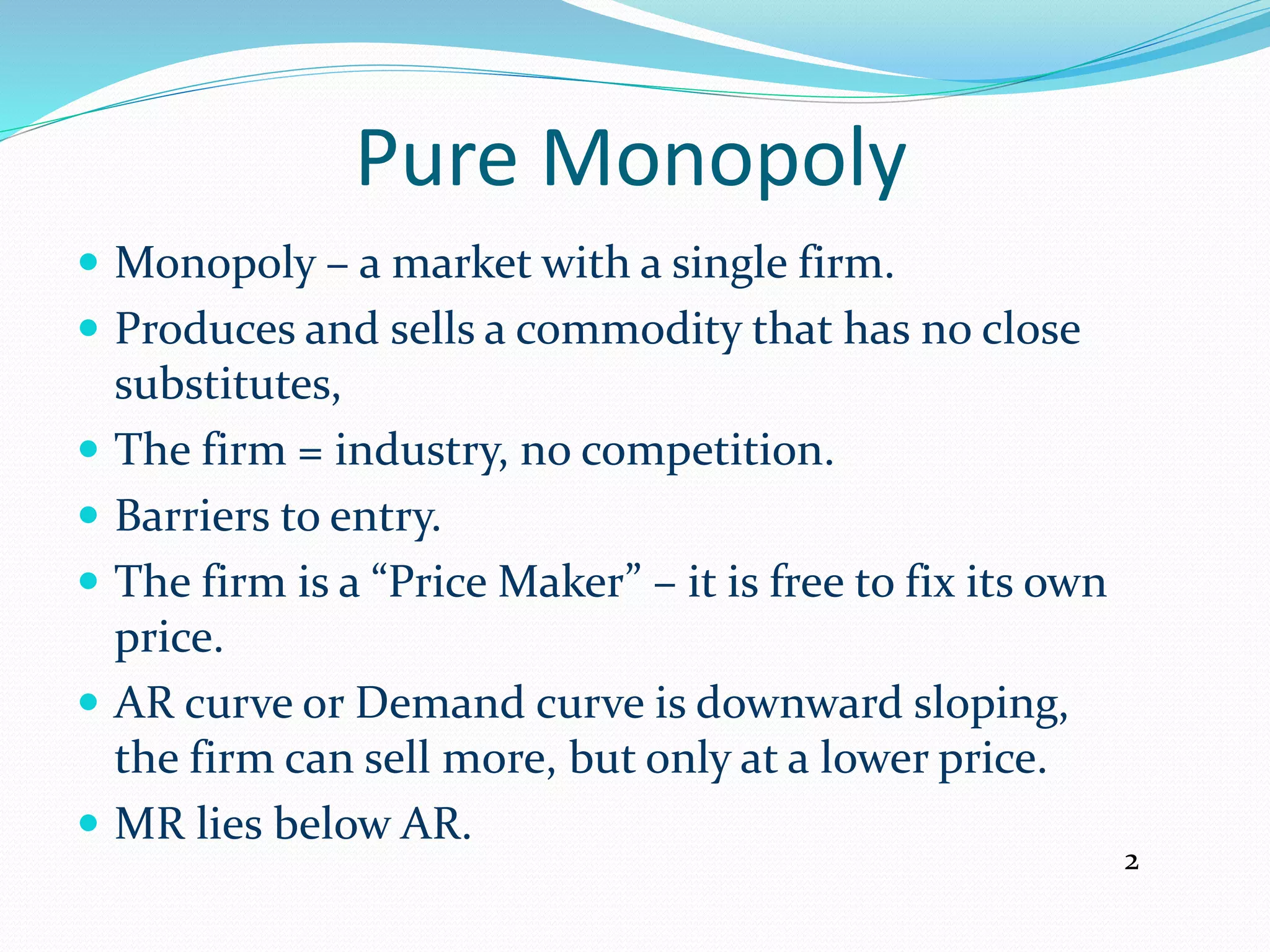 Pure monopoly | PPSX