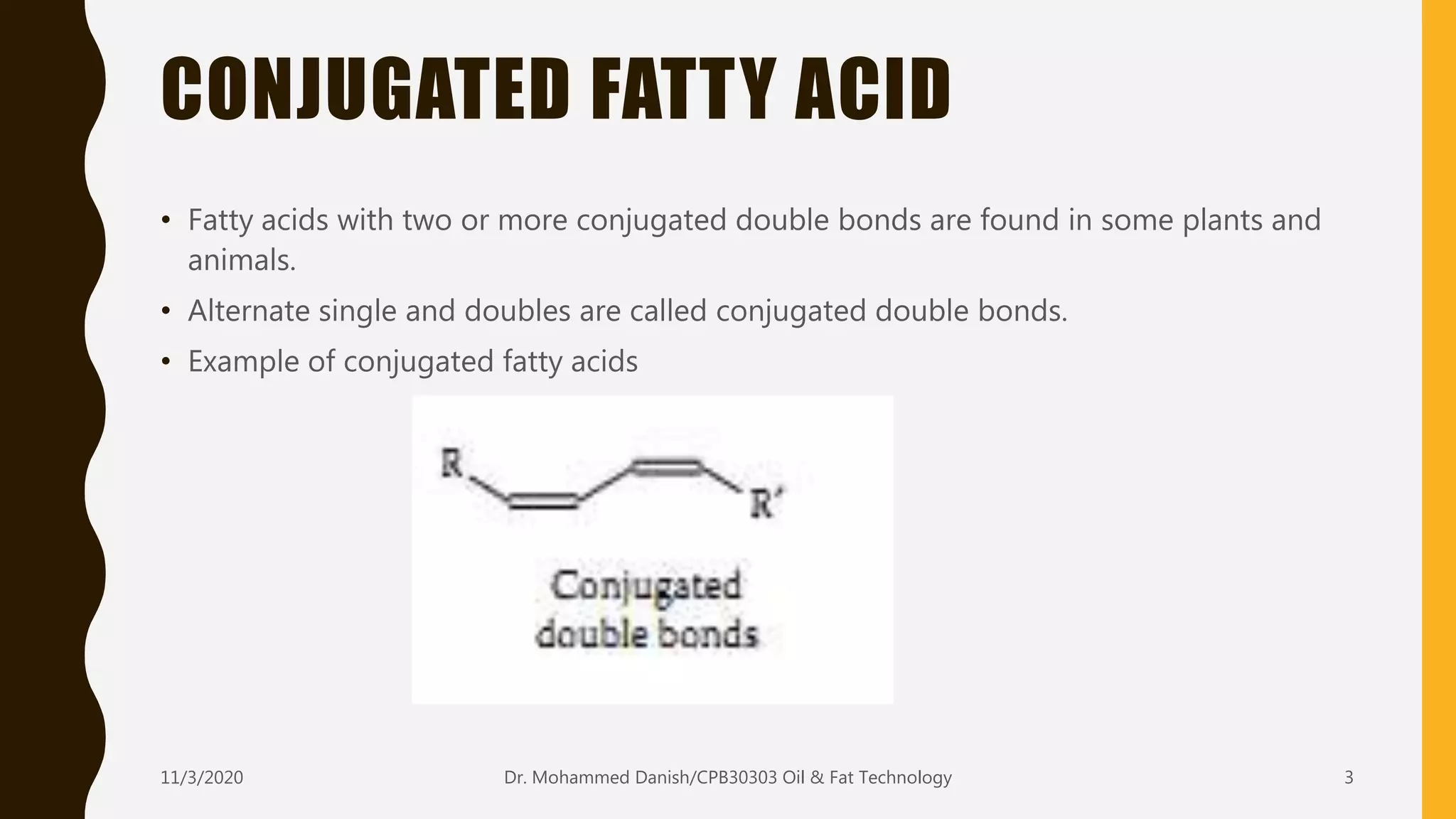 Fatty acid reaction and derivatives (Unit 5 b) | PPTX