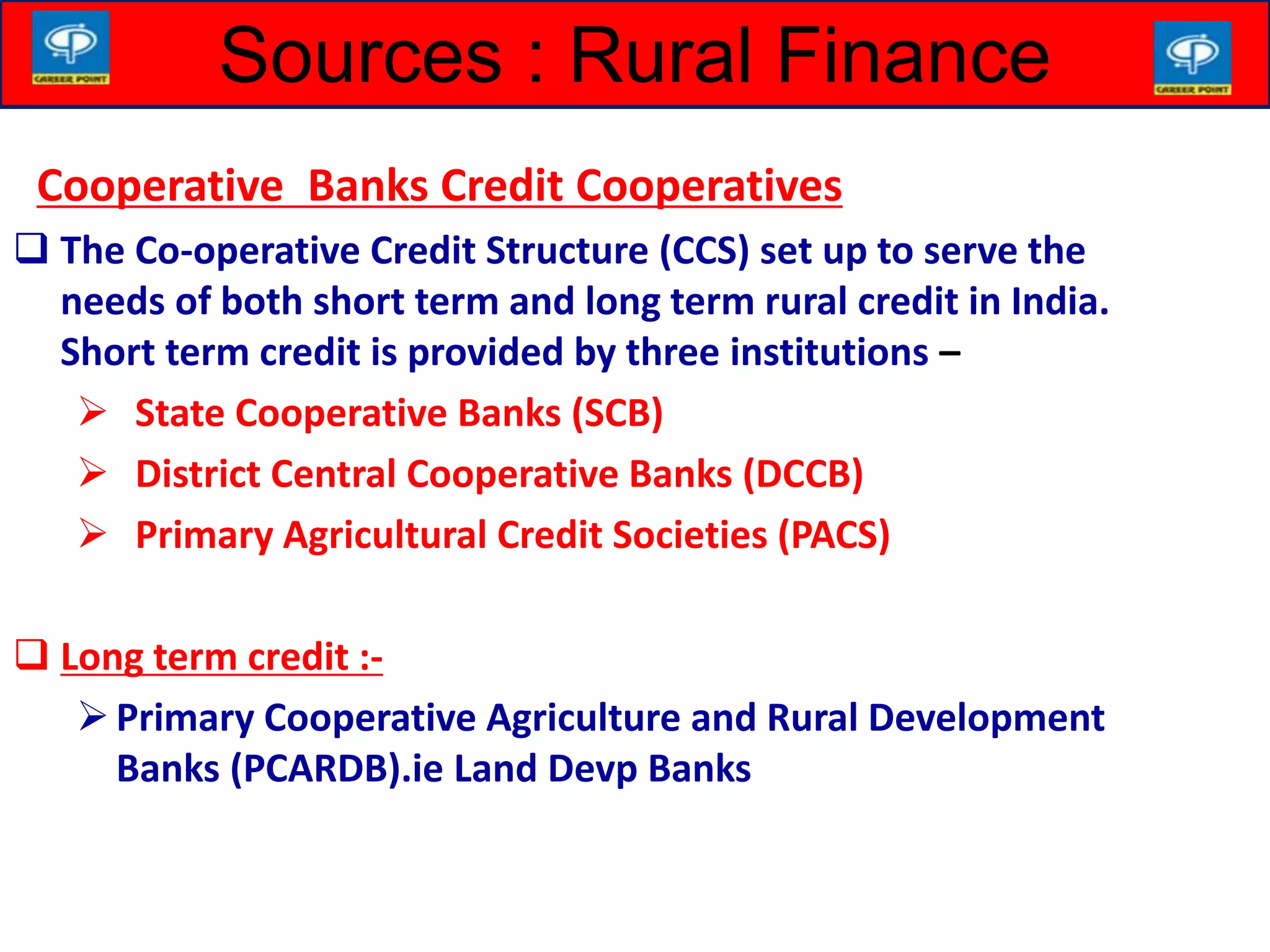 Rural Banking in India | PPTX