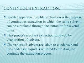 Basics in Phytochemistry, Extraction, Isolation methods ...