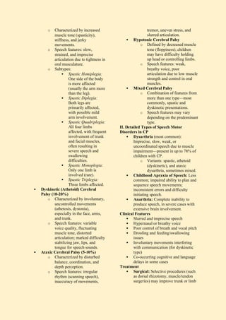 Unit 5: Speech-language and swallowing disorders | DOCX
