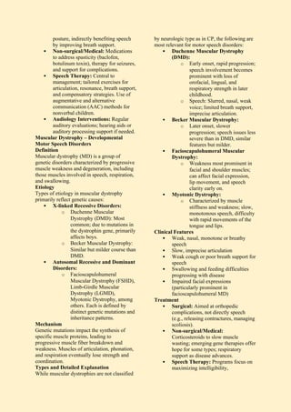 Unit 5: Speech-language and swallowing disorders | DOCX
