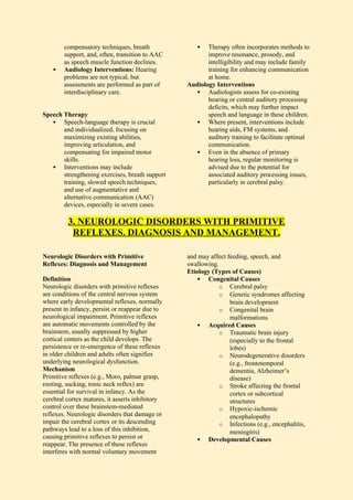Unit 5: Speech-language and swallowing disorders | DOCX