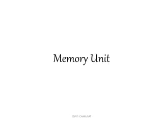 Memory organization and processor logic design | PPTX | Computing | Technology & Computing