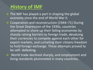 IMF And world Bank | PPTX