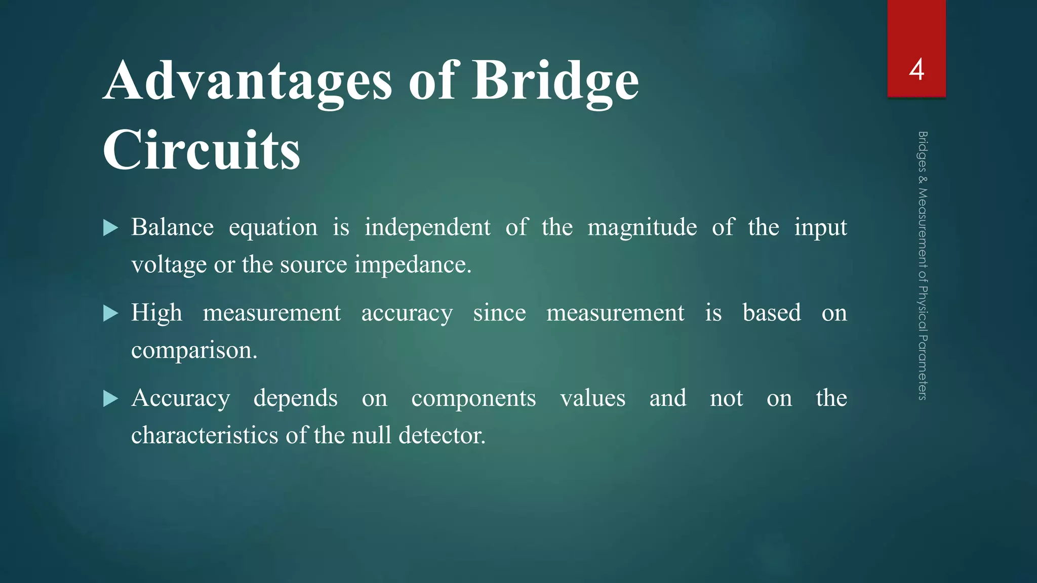 EMI Unit 5 Bridges and Measurement of Physical Parameters | PDF