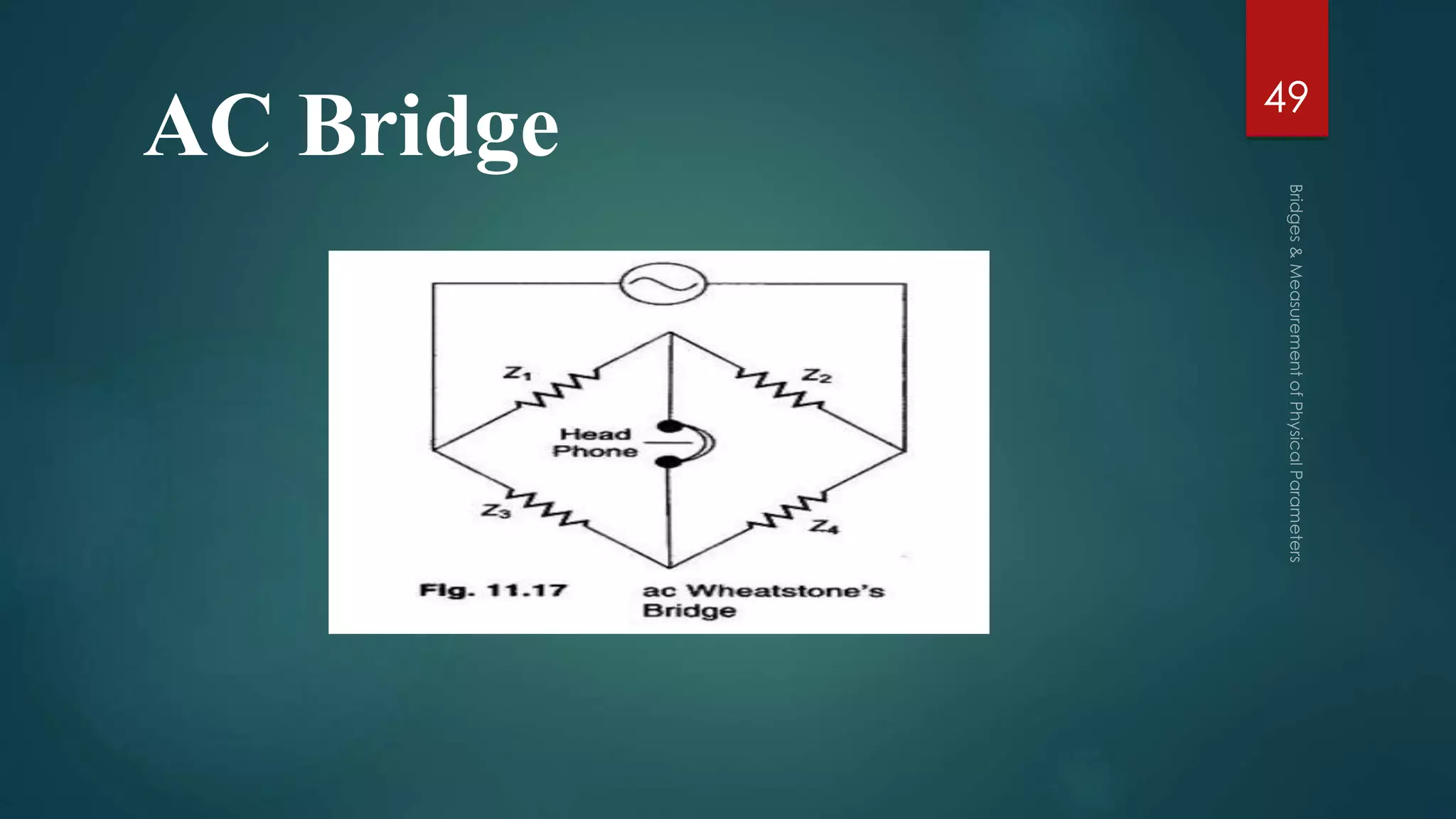 EMI Unit 5 Bridges and Measurement of Physical Parameters | PDF