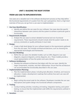 SRE UNIT 5 BUILDING THE RIGHT SYSTEM.docx