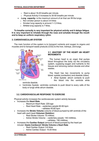 Unit 5 cardiorespiratory system | DOC | Heart and Cardiovascular ...