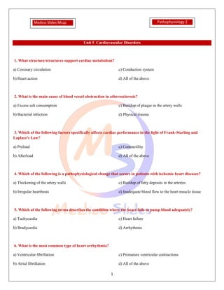 Cardiovascular Disorders for BS Mcqs.pdf