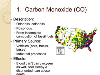 Unit 5 ch 12 s1 what causes air pollution | PPTX