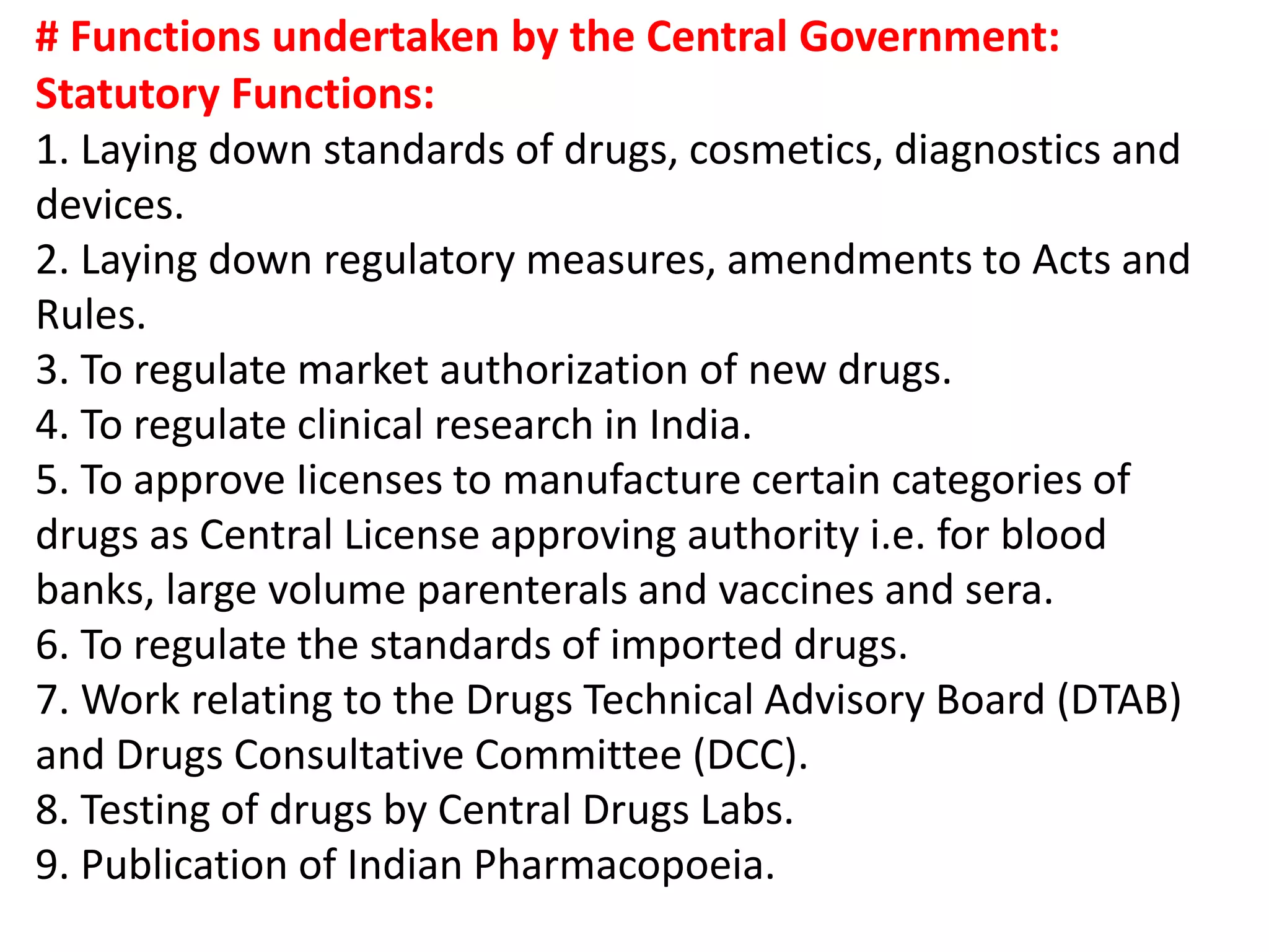 Indian Regulatory Requirements | PPTX