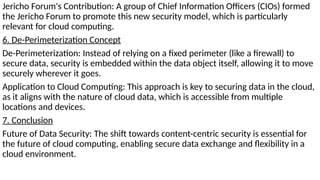cloud computing and data security, content level security, pros and cons | PPTX