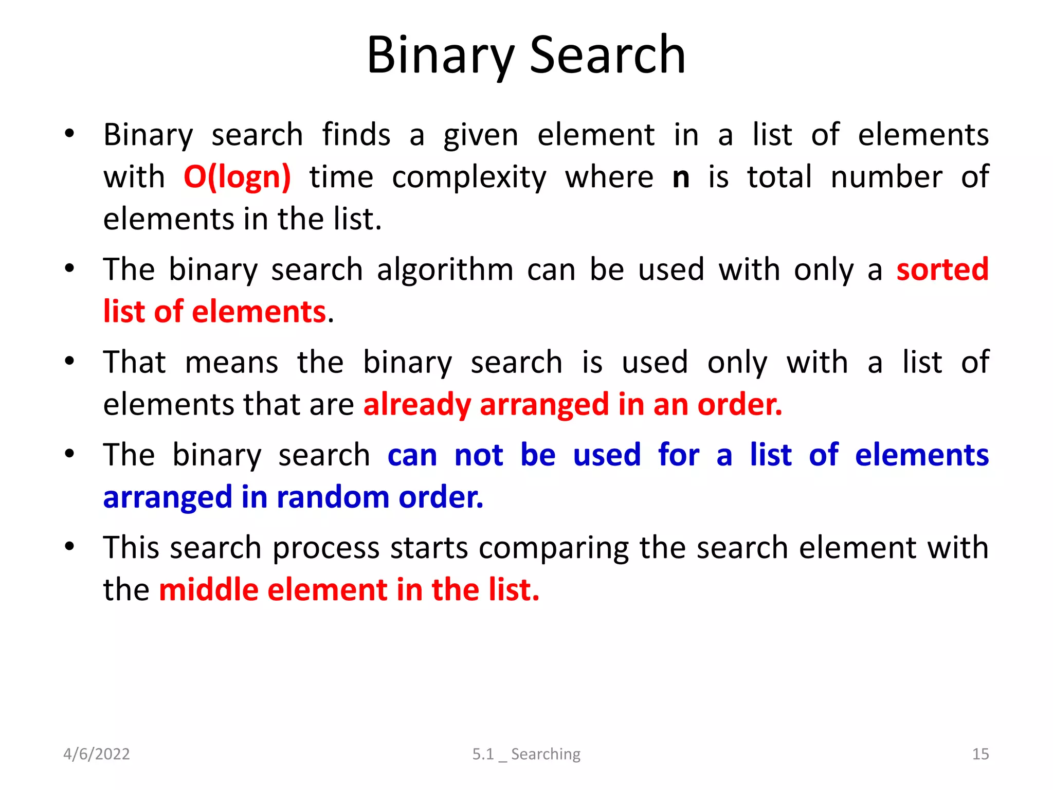 Searching Sorting And Hashing Techniques Ppt