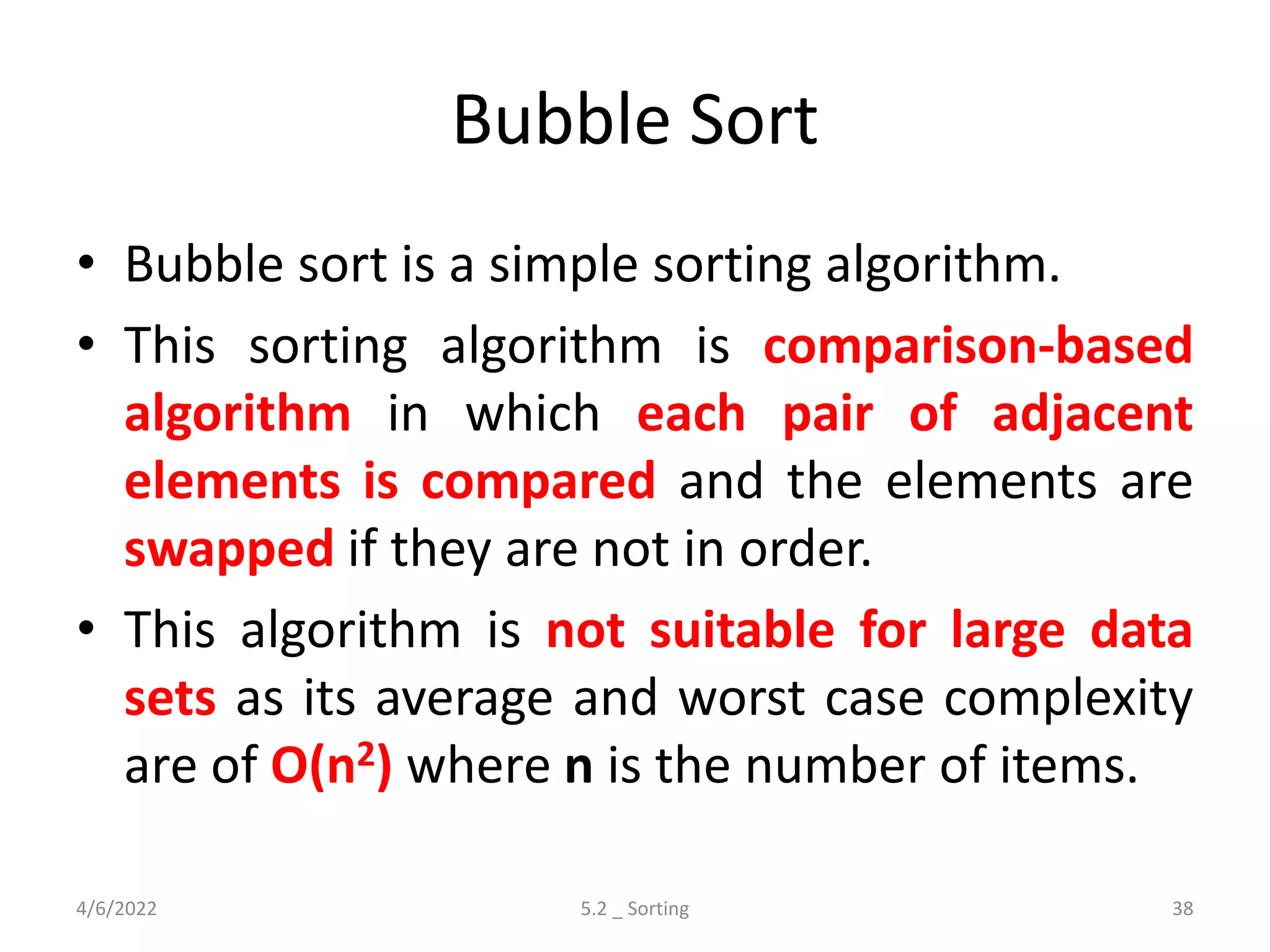 Searching Sorting And Hashing Techniques Ppt
