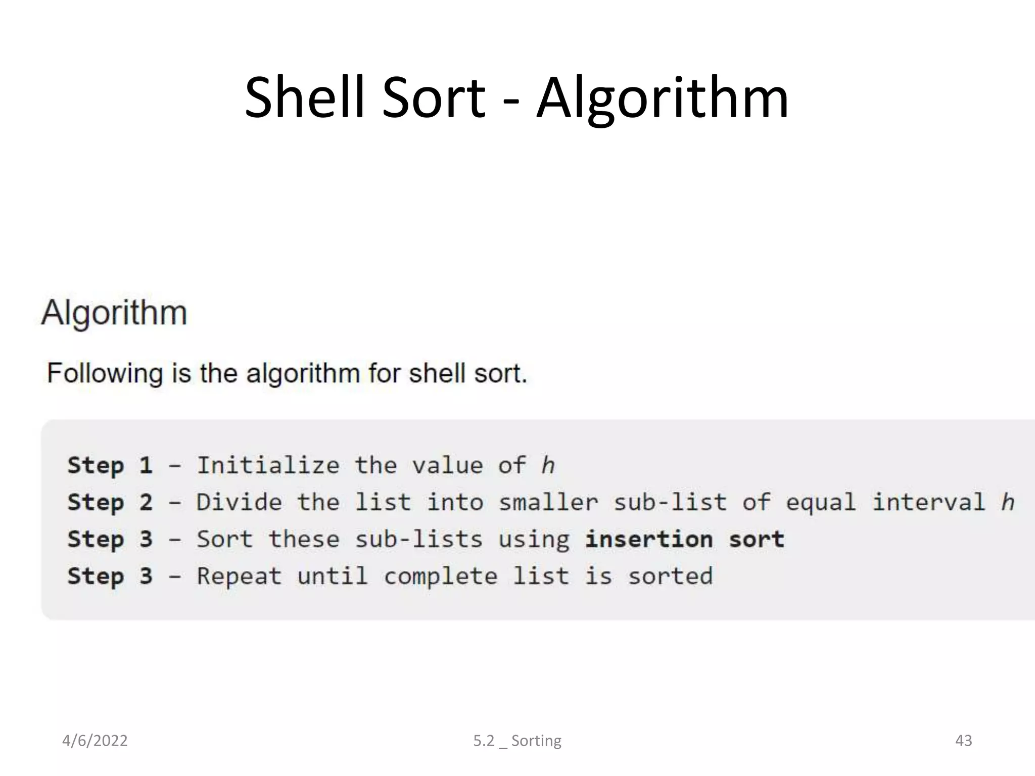 Searching Sorting And Hashing Techniques Ppt