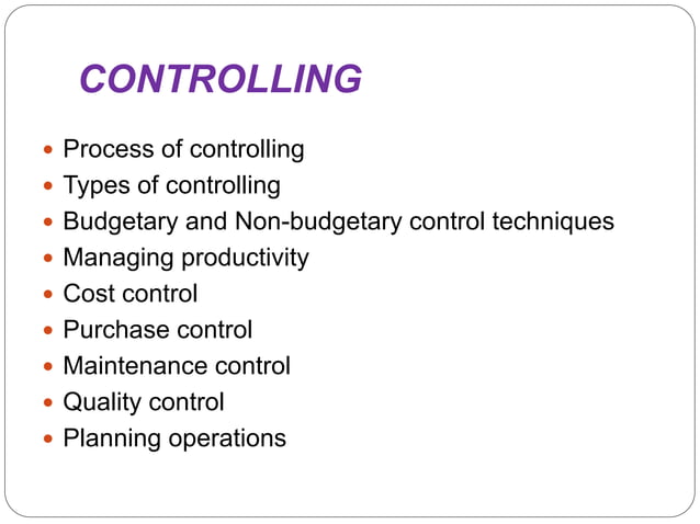Unit 5 Controlling.ppt