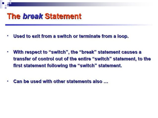 Unit 5 Control Structures.pptx