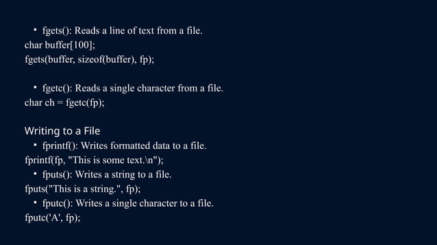 POINTERS AND FILE HANDLING - C Programming | PPT POINTERS AND FILE HANDLING - C Programming | PPT