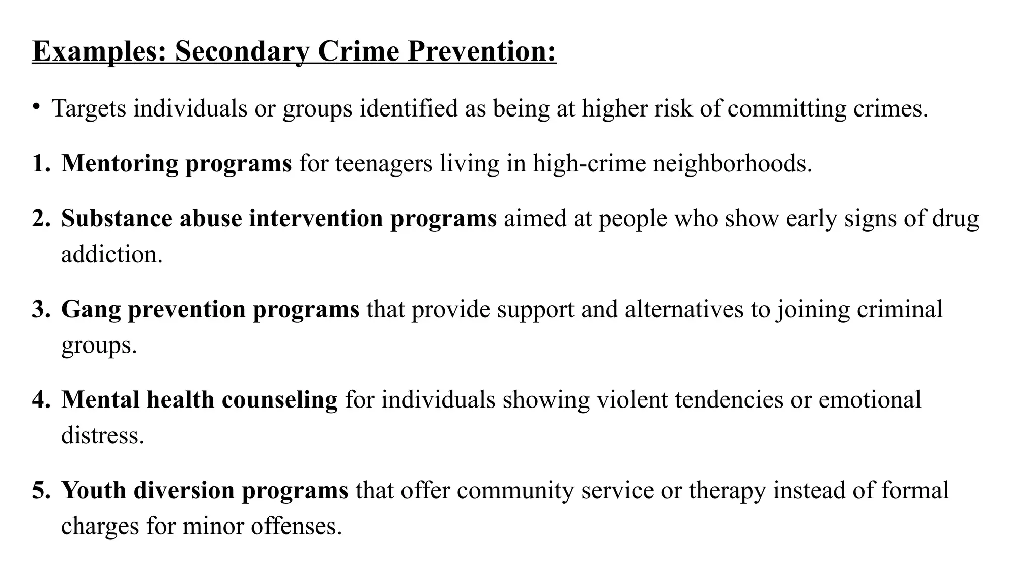 Crime Prevention: Primary, Secondary & Tertiary.pptx