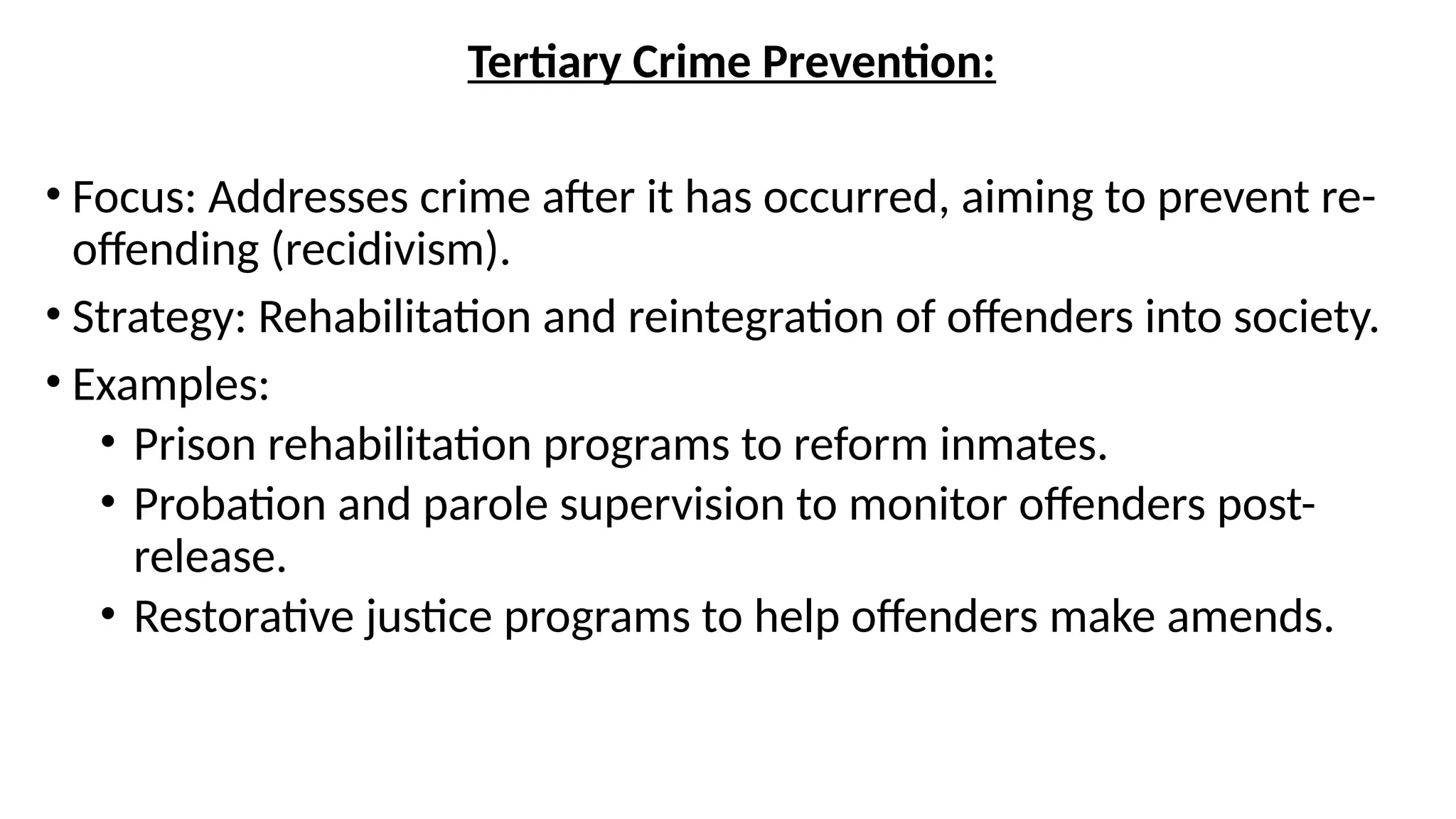 Crime Prevention: Primary, Secondary & Tertiary.pptx