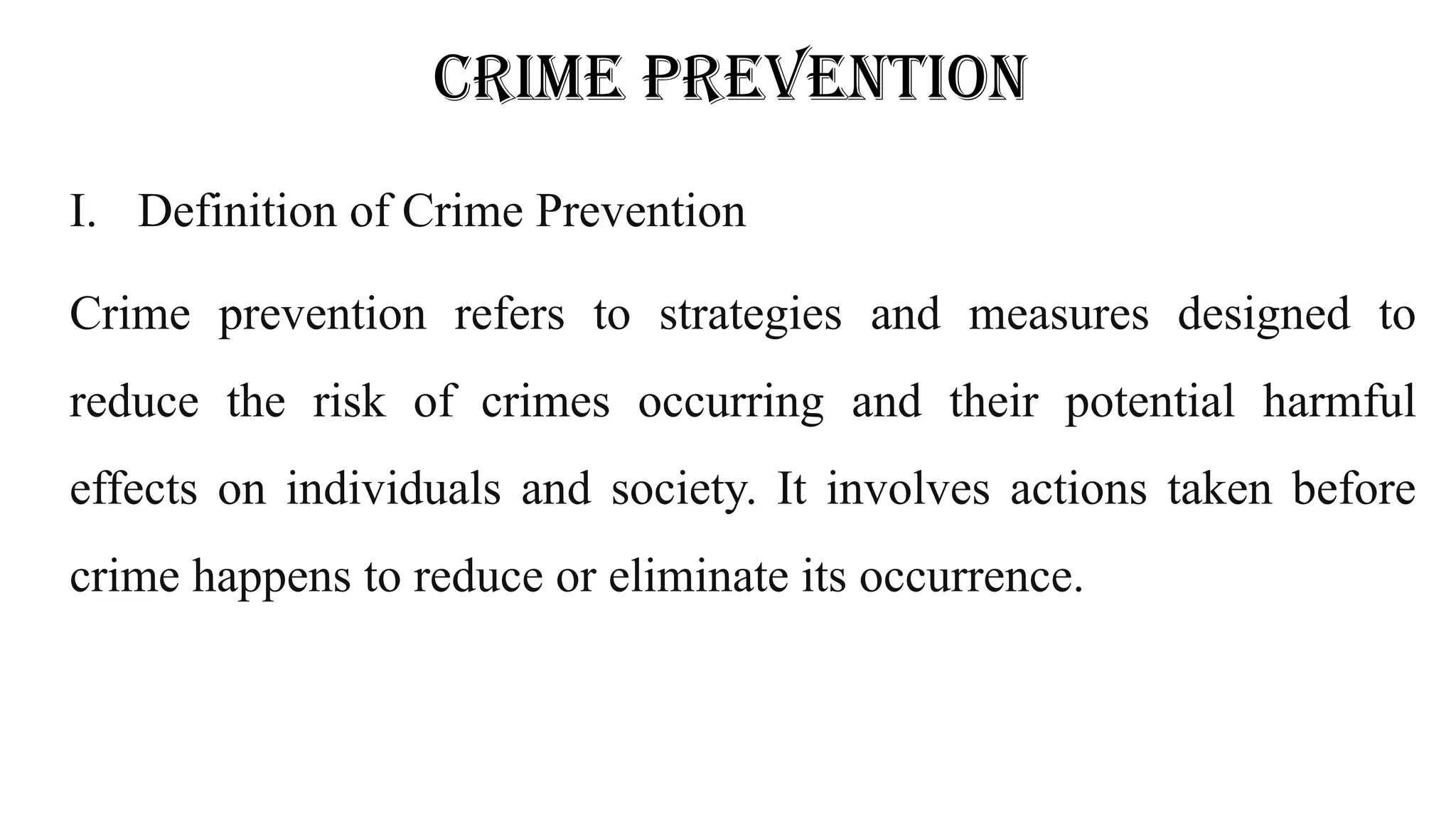 Crime Prevention: Primary, Secondary & Tertiary.pptx