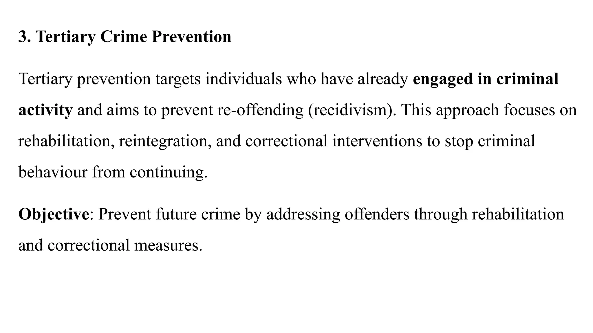 Crime Prevention: Primary, Secondary & Tertiary.pptx Crime Prevention: Primary, Secondary & Tertiary.pptx