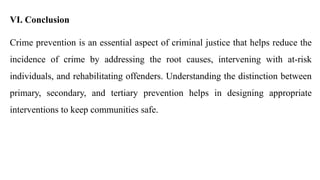 Crime Prevention: Primary, Secondary & Tertiary.pptx