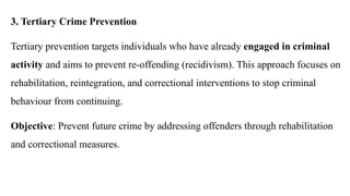 Crime Prevention: Primary, Secondary & Tertiary.pptx