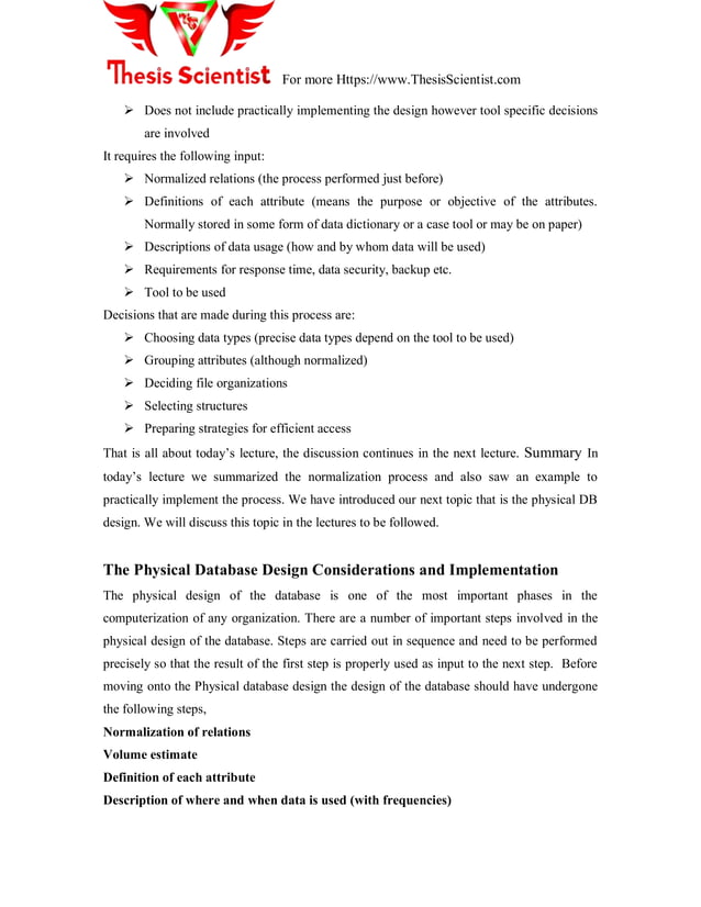 Normalisation In Database Management System Dbms Pdf