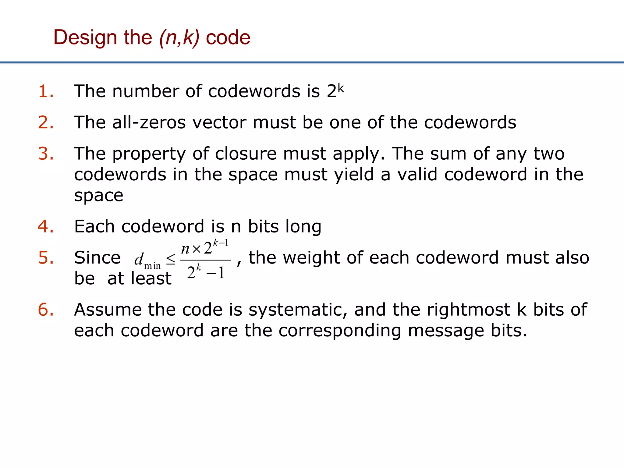 Digital Communication: Channel Coding | PPT